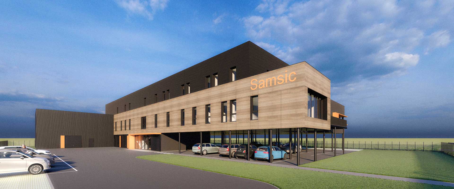 Construction du Siège social de SAMSIC